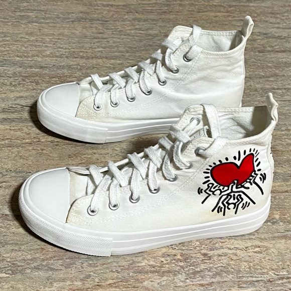 keith haring | Shoes | Keith Haring High Top Sneakers For Big Kids ...